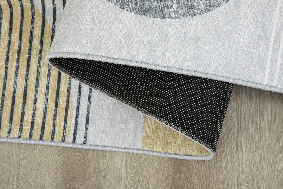 Neptune Yellow & Grey Arch – Rugs Original