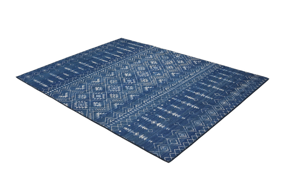 Lira Aztec Modern Blue – Rugs Original