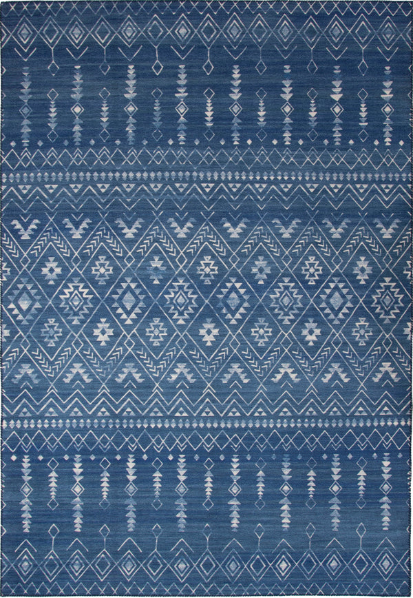 Lira Aztec Modern Blue – Rugs Original